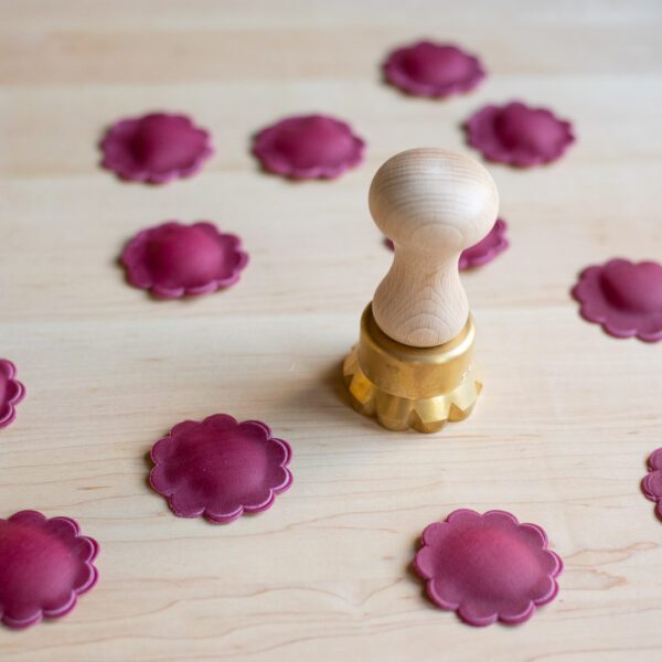 Brass Flower Ravioli Stamp – q.b. Cucina